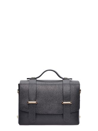 Luisa Vannini Schwarz Rindsledertasche