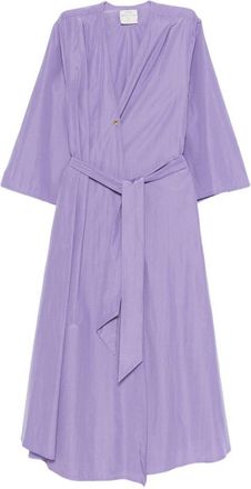 Forte_Forte Robe mi-longue en coton m&eacute;lang&eacute;