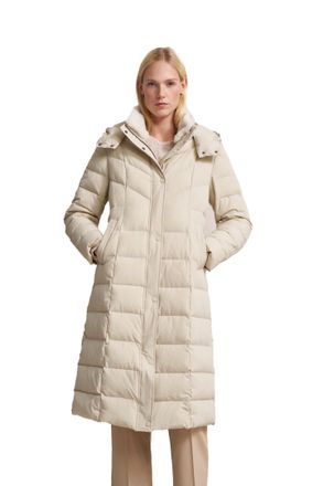 Bugatti Damen Mantel 660913-61290 Regular Fit, Innentaschen, Steppmantel, abnehmbare Kapuze