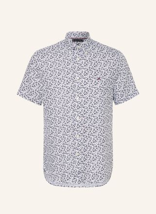 Tommy Hilfiger Kurzarm-Hemd Regular Fit Aus Leinen weiss