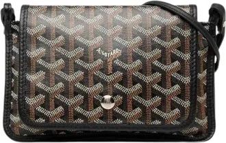 Goyard Pre-owned Plumet PVC Leather Shoulder Bag - Femme - Pre-owned - Brun - Taille: ONE Size