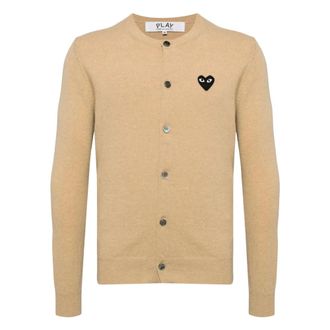 Comme Des Gar&ccedil;ons Woll-Cardigan - - Knitwear - Damen - Beige - M