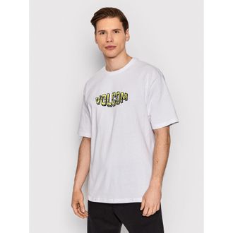Volcom T-Shirt Crusher A4312205 Wei&szlig; Loose Fit