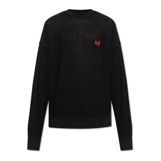 Balenciaga Pullover mit Vintage-Effekt - - Knitwear - Herren - Schwarzk - L