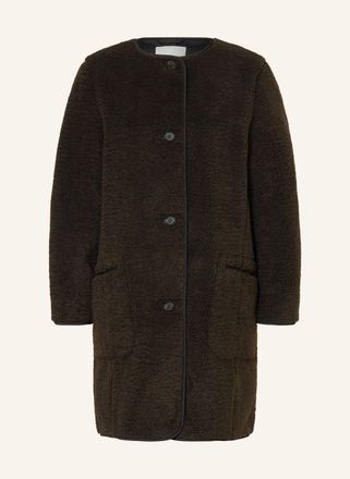 COS Cos Teddyfell-Mantel braun