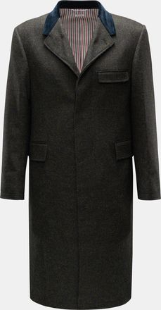 Thom Browne Herren - Wollmantel dunkelgrün