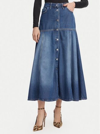 Guess Jeansrock W6GD09 D0702 Blau Regular Fit