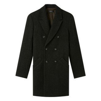 A.P.C. Manteau Joan Chevrons Laine A.P.C