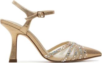 Menbur Femme, Chaussures, Jaune, Taille: 38 EU Escarpin Slingback Lamin&eacute;