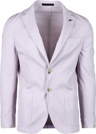 Paoloni Homme, Vestes, Rose, Taille: S Veste en coton