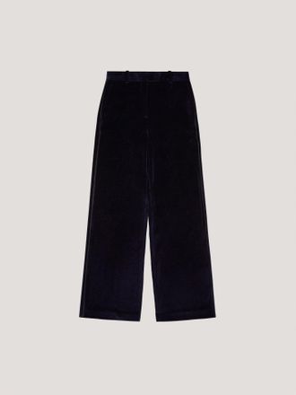 Circolo 1901 Masculine velour trousers Inchiostro 844 Velour / 44