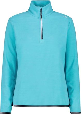 F.lli Campagnolo Damen Fleecepullover Half Zip Second-Layer-Rollkragenpullover, Farbe:Himmelblau, Artikel:-L208 topazio Mel., Gr&ouml;&szlig;e:36