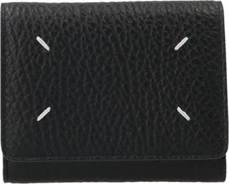 Maison Margiela unisex, Accessoires, Noir, Taille: ONE Size Four Stitches Wallet