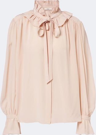 Chlo&eacute; Chlo&eacute; Schluppenbluse aus Seidenchiffon