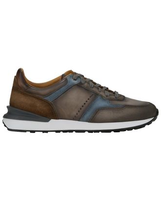 Magnanni Sneaker in Runner-Form mit Rauhleder-Details in