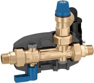 Caleffi Sicherheitsgruppe f&uuml;r WW-Bereiter Warmwasserspeicher 3/4 10 bar DN15 dvgw 528051 - Caleffi