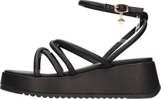 Exé Femme, Chaussures, Noir, Taille: 39 EU Iris-618 Sandale compensée