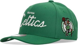 Mitchell & Ness Head Coach Pro-crown Fit Cap mit gebogenem Schirm - - Sport - Herren - Gr&uuml;n - ONE SIZE