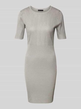 A|X Armani Exchange Knielanges Kleid mit Rundhalsausschnitt