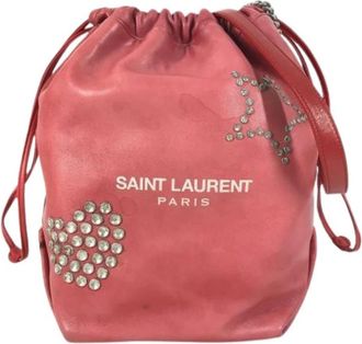 Saint Laurent Sac bandouli&egrave;re vintage doccasion - Femme - Pre-owned - Rouge - Taille: ONE Size