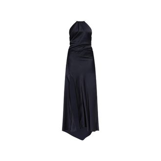 Victoria Beckham Chain Halter Gown