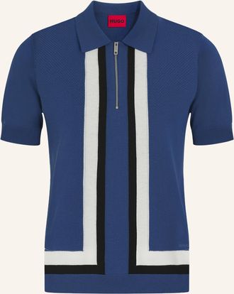 HUGO BOSS Hugo Pullover Sholpone Relaxed Fit blau