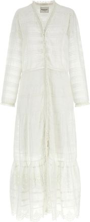 Isabel Marant Robe Au Genou - Blanc