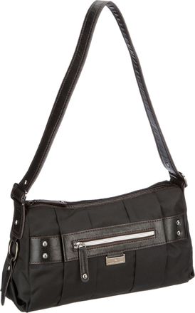 Tom Tailor Acc Faro 10596 60, Damen Henkeltasche, schwarz, (schwarz 60), 35x11x20