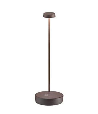 Zafferano Lampe Swap Pro, Lampe de Table Rechargeable et Sans Fil avec Contr&ocirc;le Tactile, Convient pour le Salon et lExt&eacute;rieur, Dimmer, 2700 K, Hauteur 32,5 cm, 