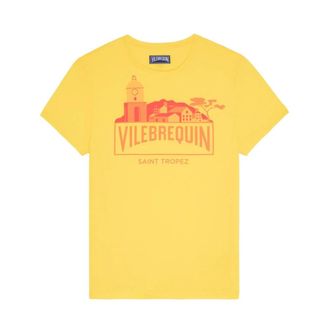 Vilebrequin Cotton T-shirt City - - Tops - Herren - Gelb - L