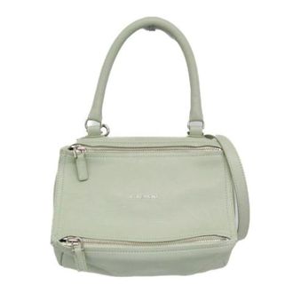Givenchy Pre-owned Cuir sacs-main - Femme - Pre-owned - Vert - Taille: ONE Size