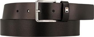 HUGO BOSS Herren Gürtel braun Glattleder