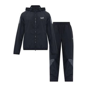 Emporio Armani Emporio Armani Ea7, Homme, Sport, Bleu, Taille: M Ensemble : Veste et Pantalon