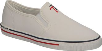 Tom Tailor Tom Tailor Damen 5394203 Flacher Slipper, White, 42 EU