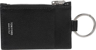 Tom Ford Homme, Accessoires, Noir, Taille: ONE Size Logo Print Wallet