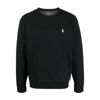 Ralph Lauren Homme, Sweatshirts et sweats &agrave; capuche, Noir, Taille: L Polo Black Cre Am SweaT-shirt