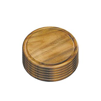 KESPER 6X Fleischteller Akazie rund 25cm