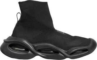 Dolce & Gabbana Homme, Chaussures, Noir, Taille: 44 EU Slip On Wave Socks Baskets