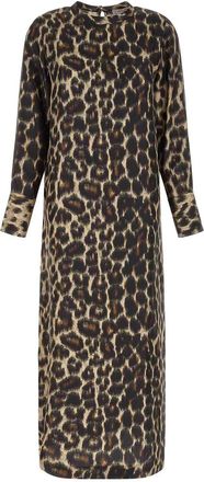 Alberto Biani Robe Au Genou - Marron