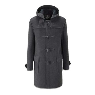 Gloverall Morris Duffle Coat - - Coats - Herren - Schwarzk - XS