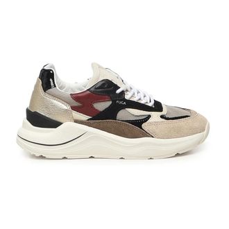 D.A.T.E. Beige Sneakers Fuga Dragon - - Shoes - Damen - Mehrfarbig - 41 EU