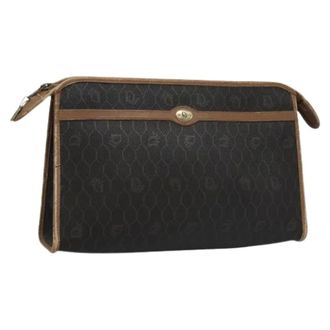 Dior Sac Clutch Vintage Pre-owned - Femme - Pre-owned - Noir - Taille: ONE Size
