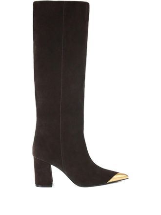 Kurt Geiger Spitze Regent Cap Stiefel 80mm - Braun
