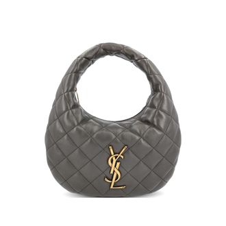 Saint Laurent Icarino Quilted Logo Handbag