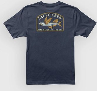 Salty Crew Fly Home T-Shirt navy