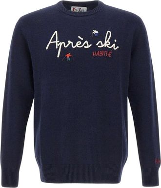 MC2 Saint Barth Pull Heron - Homme - Pulls - Bleu - Taille: S