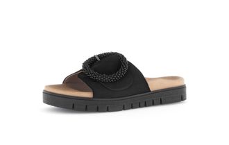 Gabor Damen Pantoletten, Frauen Slipper,Best Fitting,Backless Slipper,Gartenschuhe,Sommerschuhe,sommerclogs,Sandalen,Mules,schwarz,41 EU / 7.5 UK