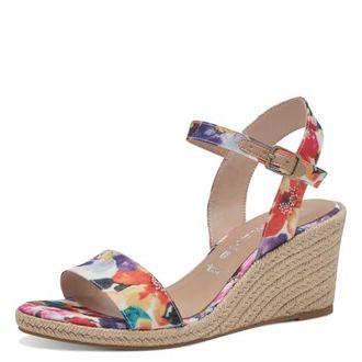 Tamaris Womens 1-28300-42 Sling Sandal, Orange Comb, 40 EU