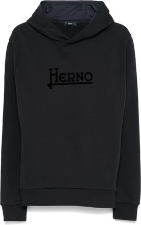 Herno Klassischer Hoodie - Blau