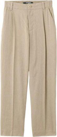 Jacquemus Homme, Pantalons, Beige, Taille: L Pantalon Croisi&egrave;re